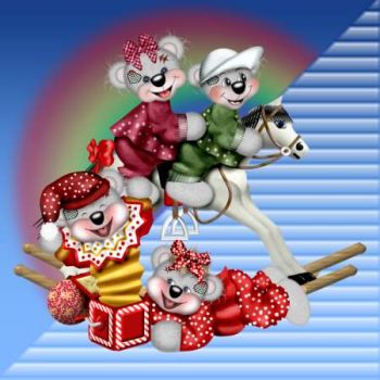 Solve Creddy Bears Children 66 jigsaw puzzle online with 25 pieces