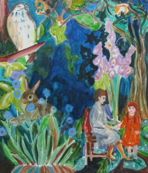 Solve Eleanor Moreton, Lesson, 2020, oil on canvas jigsaw puzzle online ...