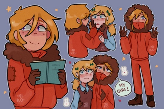 Solve Kenny Genderbend jigsaw puzzle online with 216 pieces