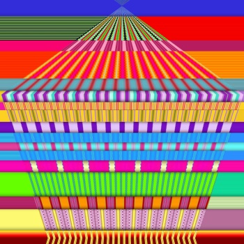 Solve STRIPELLA PENTAGON jigsaw puzzle online with 100 pieces