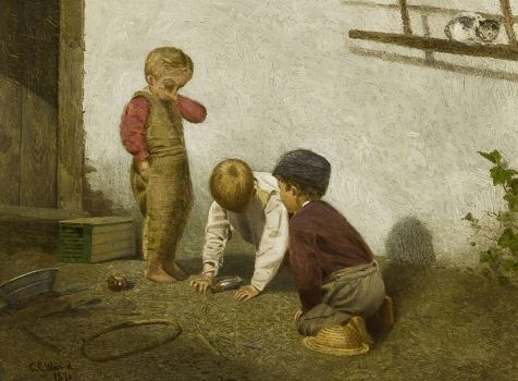 Solve Charles Caleb Ward--His Only Pet, c. 1871 jigsaw puzzle online ...