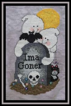 Solve I'm A Gonner (Cross Stitch) jigsaw puzzle online with 70 pieces