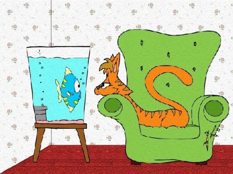 Solve ART - Fixed stare challenge jigsaw puzzle online with 20 pieces