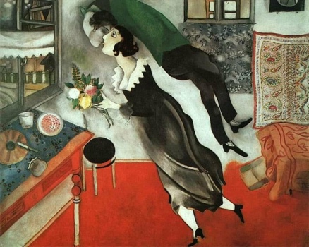 Solve Marc Chagall 1887 - 1985 - Birthday - 1915 jigsaw puzzle online ...
