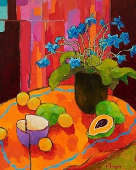 Solve Angus Wilson, Scottish artist jigsaw puzzle online with 42 pieces