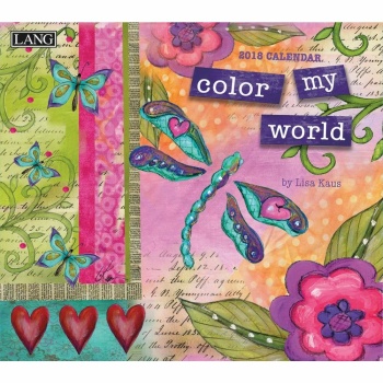 Solve LANG 2018 Wall Calendar Color My World jigsaw puzzle online with ...