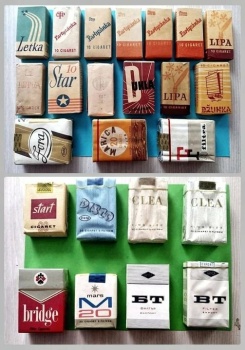 Solve Retro cigarety jigsaw puzzle online with 96 pieces