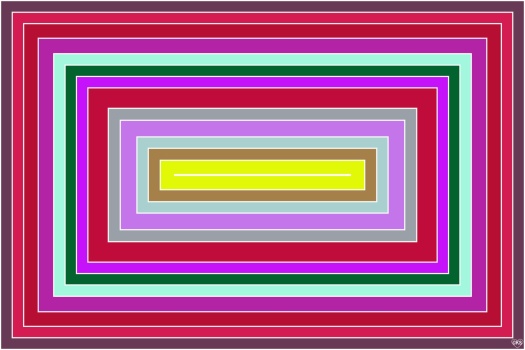 Solve Concentric Rectangles!! ~ M jigsaw puzzle online with 96 pieces