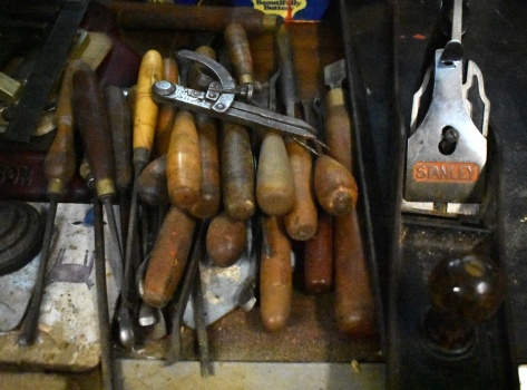 Solve A bunch of old woodworking tools which I was kindly given (Before ...