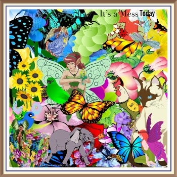 Solve It's a Mess Today jigsaw puzzle online with 225 pieces