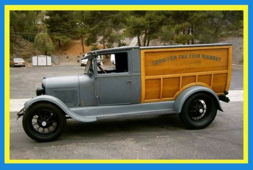 Solve 1928 Ford Woody Model AA panel truck jigsaw puzzle online with 70 ...