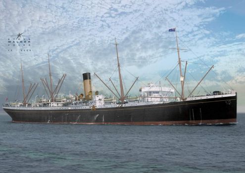 Solve SS SUEVIC for White Star Line jigsaw puzzle online with 24 pieces