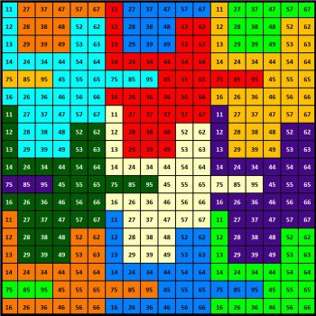 Solve Number 322 tessellation 324 jigsaw puzzle online with 324 pieces