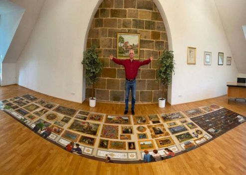 Solve Puzzle king completes mega jigsaw puzzle - 54,000-pieces! jigsaw ...