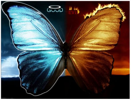 Solve good_vs_evil_butterfly_by_xxxdrewxxx jigsaw puzzle online with 88 ...