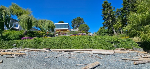 Solve A nice beach house fronting on Parker Beach near Victoria BC ...