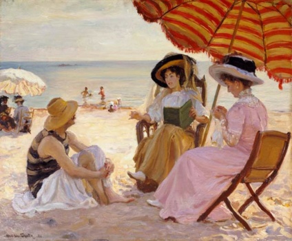 Solve The Beach - Alfred Victor Fournier (French, 1872-1924) jigsaw ...