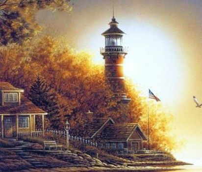 Solve Lighthouse jigsaw puzzle online with 42 pieces