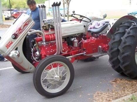 Solve Tractor Ford Red Belly with blown flathead V8 engine jigsaw ...