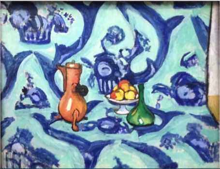 Solve HENRI MATISSE Still Life on a Blue Table Cloth jigsaw puzzle ...