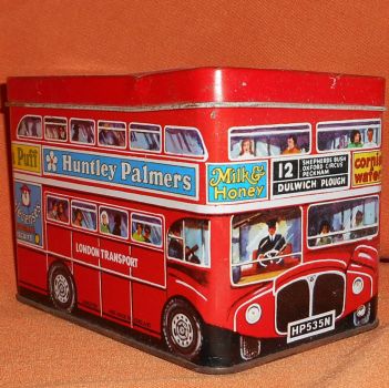 Solve == FOR CAPTAIN JACK == A LONDON DOUBLE=DECKER BUS COOKIE TIN ...