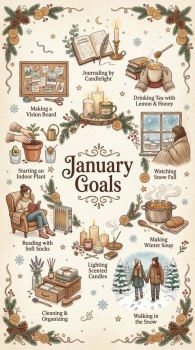 Jigsaw Puzzle | 15 pieces | Seasonal - Winter - January Goals (Resize ...