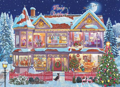 Solve Getting Ready for Christmas jigsaw puzzle online with 280 pieces