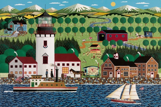 Solve Grays Harbor Light jigsaw puzzle online with 400 pieces