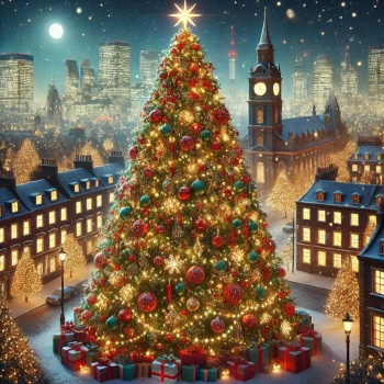 Solve Classic Christmas tree jigsaw puzzle online with 306 pieces