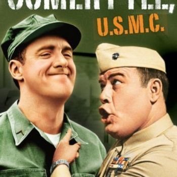 Solve Gomer Pyle and Sgt. Carter jigsaw puzzle online with 100 pieces
