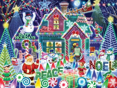 Solve Christmas House #4 jigsaw puzzle online with 88 pieces