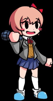 Solve FNF - DDLC Sayori jigsaw puzzle online with 15 pieces