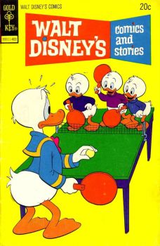 Solve Donald Duck: The Ping Pong Match jigsaw puzzle online with 117 pieces