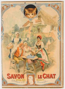 Solve Themes Vintage ads - Savon le Chat jigsaw puzzle online with 108 ...