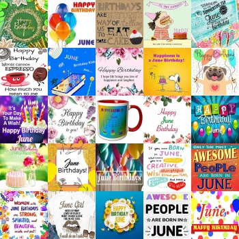Solve June Birthdays jigsaw puzzle online with 529 pieces
