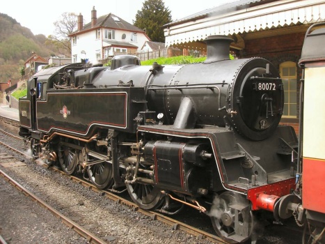 Solve BR Standard Class 4MT 2-6-4T 80072 at Llangollen. jigsaw puzzle ...