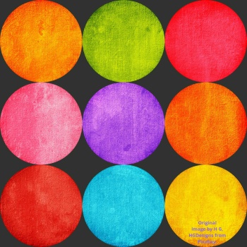 Solve Friday color dots jigsaw puzzle online with 100 pieces