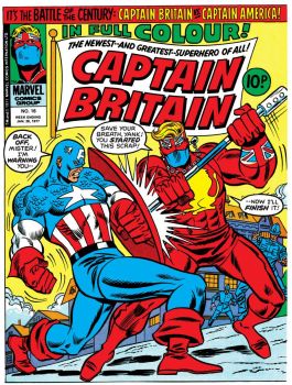 Solve Captain Britain Vs Captain America (1976) jigsaw puzzle online ...