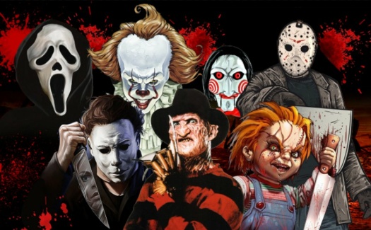 Solve horror movie jigsaw puzzle online with 54 pieces