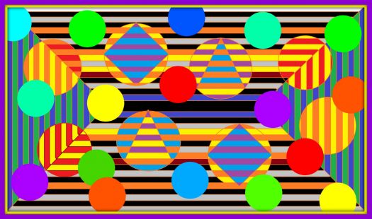 Solve Too Many Circles! jigsaw puzzle online with 198 pieces
