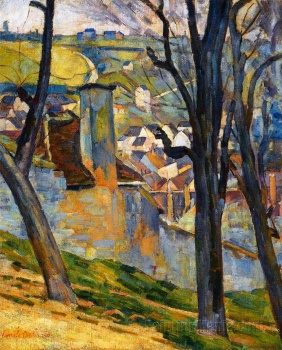 Solve Emile Bernard—Landscape near Tonnerre jigsaw puzzle online with ...