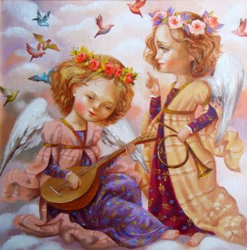 Solve Angels jigsaw puzzle online with 361 pieces