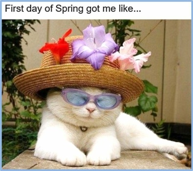 Solve Happy First Day of Spring! jigsaw puzzle online with 30 pieces