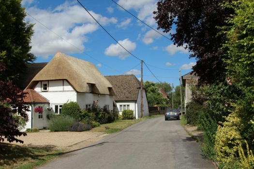 Solve Thatched cottage in Five Bells Lane, Nether Wallop, Wiltshire UK ...
