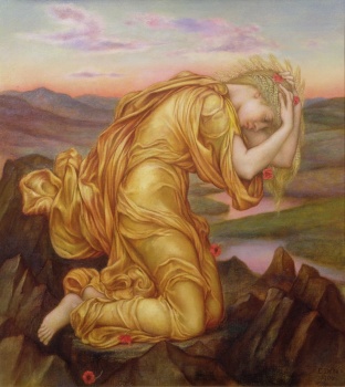 Solve Demeter mourning Persephone by Evelyn De Morgan jigsaw puzzle ...