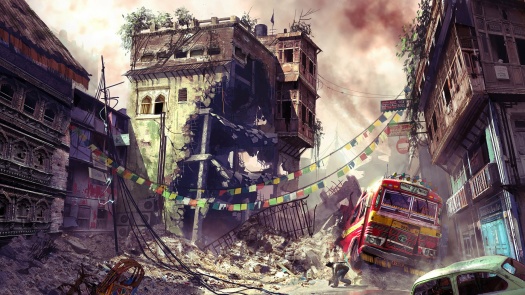Solve Warzone destruction jigsaw puzzle online with 589 pieces