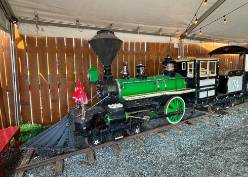 Solve The steam locomotive that propels the Galey Farm miniature train ...