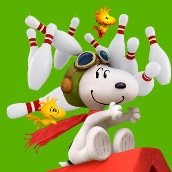 Solve Snoopy Bowling jigsaw puzzle online with 576 pieces