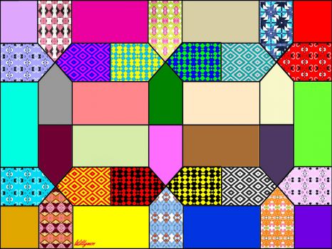 Solve colors and patterns jigsaw puzzle online with 252 pieces