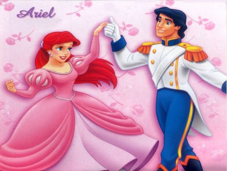 Solve Ariel and Eric dancing jigsaw puzzle online with 108 pieces